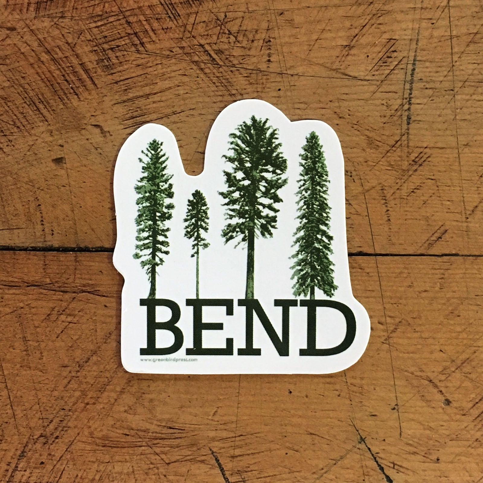 Bend & Oregon Conifer Tree Stickers – Green Bird Press